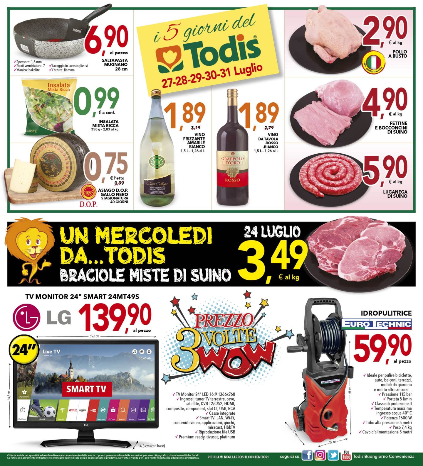 Volantino Todis 18 Luglio - 28 Luglio 2019